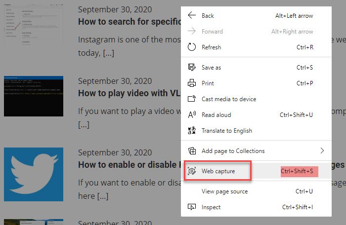 Hoe u webcapture kunt gebruiken in Microsoft Edge op Windows 11 - Tiempo de Frikis