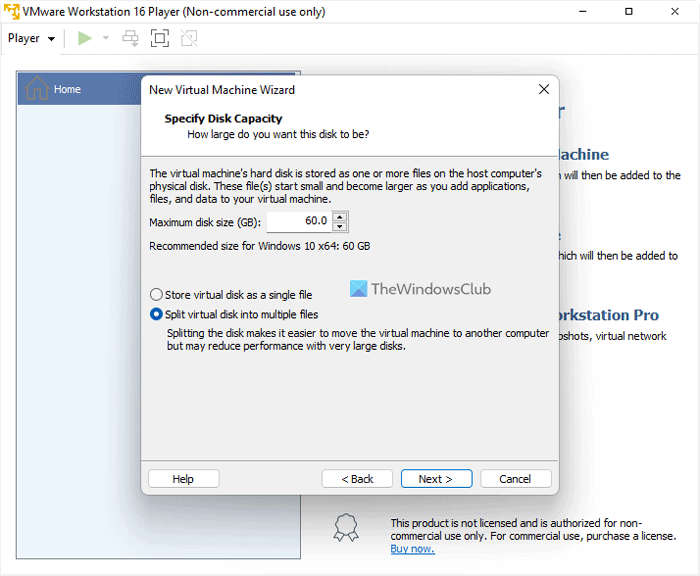 Windows 11 installeren op VMware Workstation Player