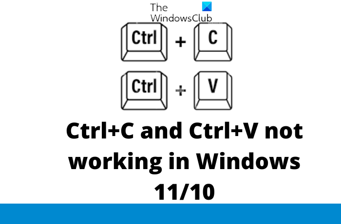 Ctrl+C en Ctrl+V werken niet in Windows 11/10 - Tiempo de Frikis