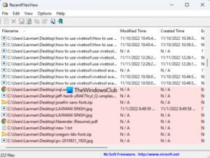 Hoe u onlangs geopende bestanden kunt zien in Windows 11/10 - Tiempo de ...