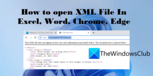 Hoe een XML-bestand te openen in Excel, Word, Chrome, Edge - Tiempo de ...