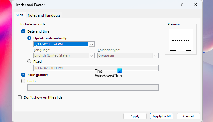 Hoe u dia -nummers, datum en tijd toevoegt aan PowerPoint