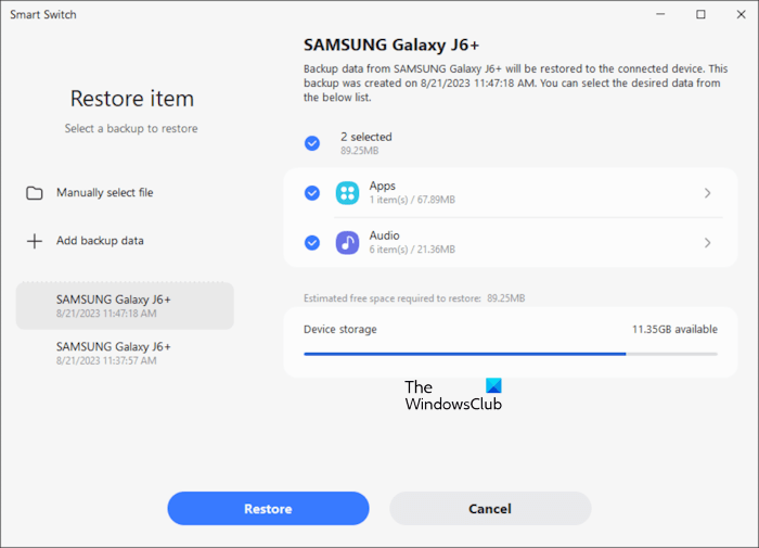 Samsung Smart Switch: back -upgegevens van telefoon naar pc - Tiempo de ...