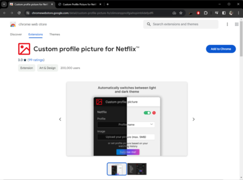 Hoe u snel een aangepaste profielfoto in Netflix kunt instellen