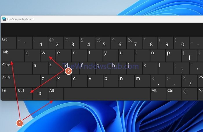 Hoe sluit je een venster bij gebruik van Alt + Tab in Windows 11
