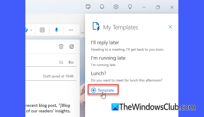 Hoe e-mailsjablonen te maken in de nieuwe Outlook-app - Tiempo de Frikis