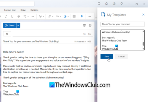 Hoe e-mailsjablonen te maken in de nieuwe Outlook-app - Tiempo de Frikis