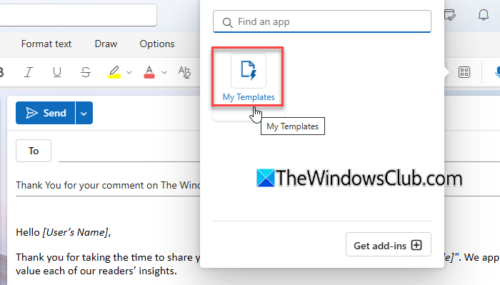 Hoe e-mailsjablonen te maken in de nieuwe Outlook-app - Tiempo de Frikis
