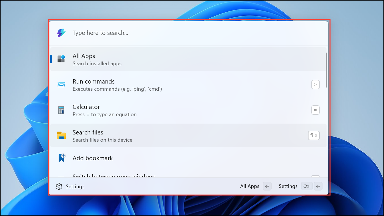 Hvordan bruke Powertoys Command Palette for å starte apper og ...