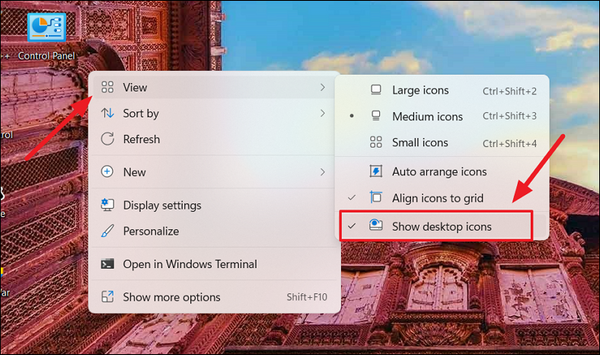 Hvordan legge til apper til skrivebordet i Windows 11