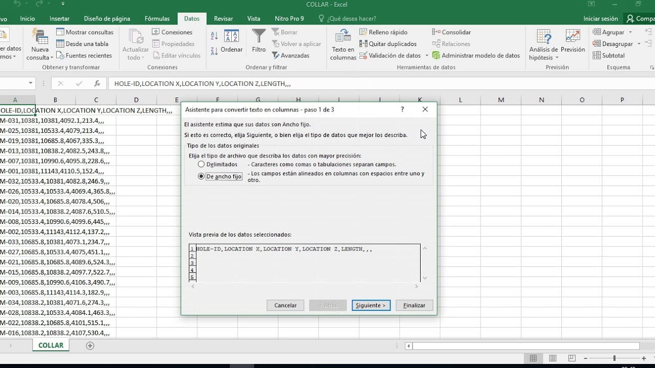 Hvordan skille en CSV-fil i Excel? - Tiempo de Frikis