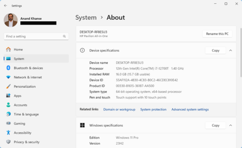 Slik åpner du Systemegenskaper i Kontrollpanel i Windows 11/10 - Tiempo ...