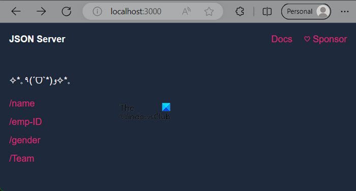 Hvordan installere JSON-server på Windows-datamaskinen - Tiempo de Frikis