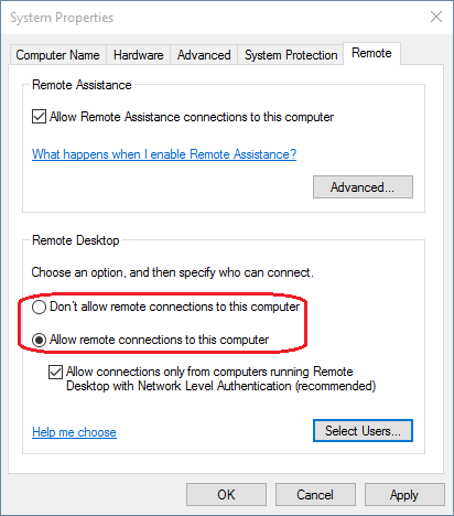 Skonfiguruj połączenie pulpitu zdalnego w systemie Windows 10 - Tiempo de Frikis