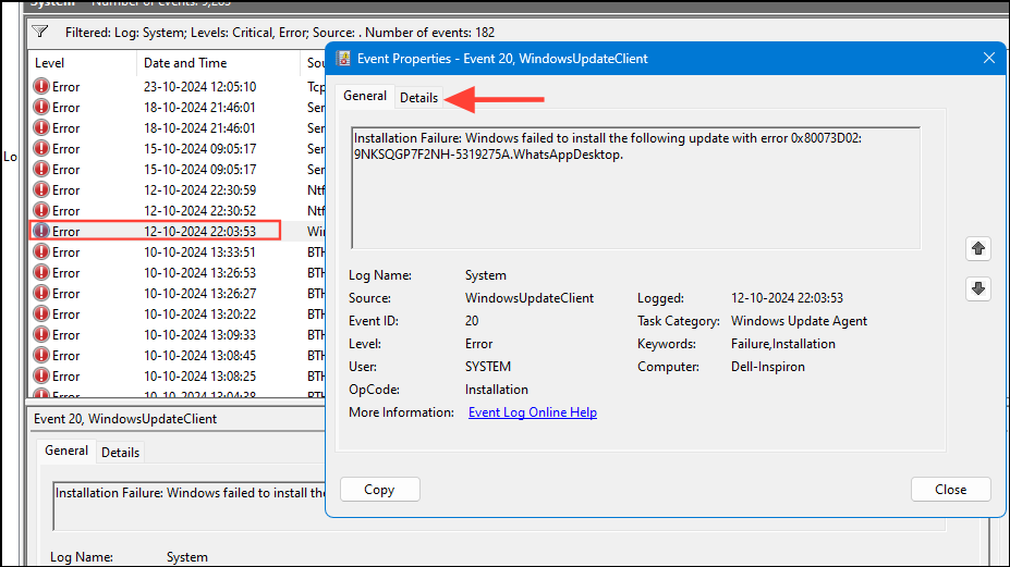 Jak sprawdzić dzienniki awarii w systemie Windows 11 - Tiempo de Frikis