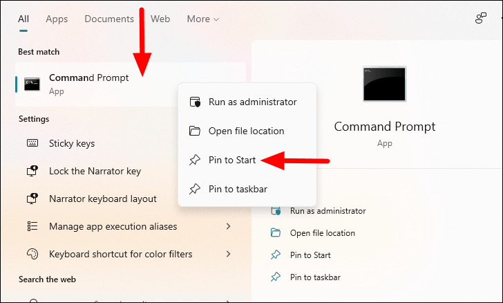 Jak otworzyć wiersz polecenia (CMD) w systemie Windows 11