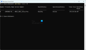 Wymień dyski twarde za pomocą wiersza polecenia i PowerShell w systemie Windows 11/10 - Tiempo ...