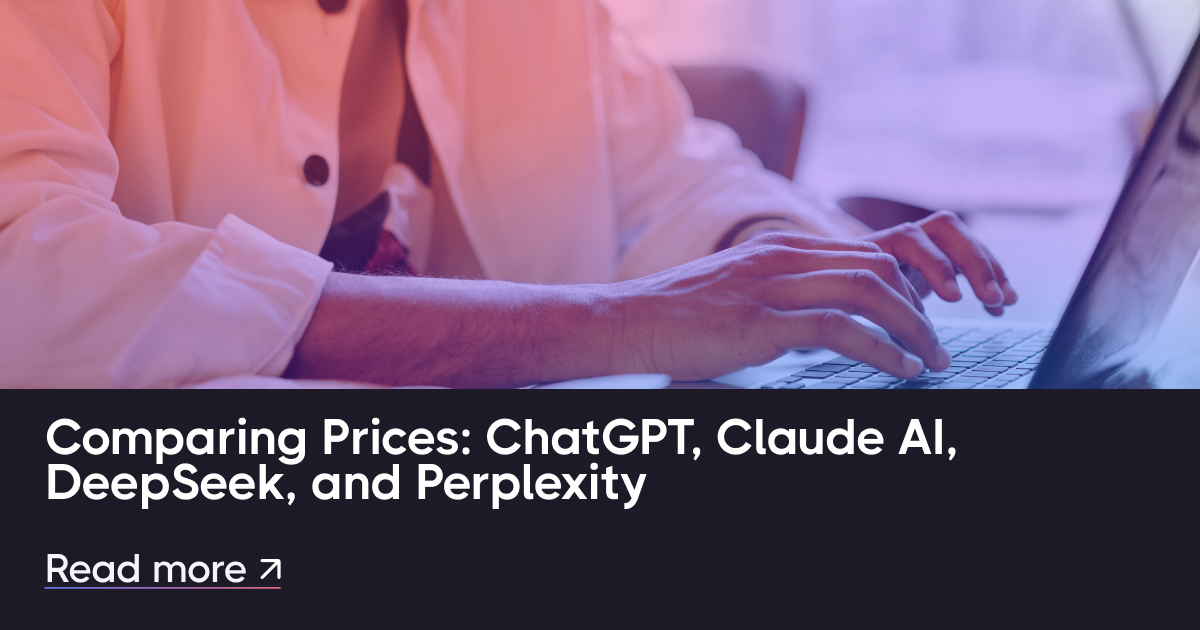 Comparando preços: chatgpt, Claude AI, Deepseek e Perplexity