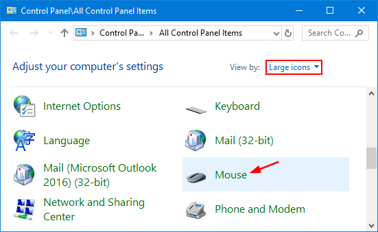 Como alternar as funções do botão do mouse esquerdo e direito no Windows 10