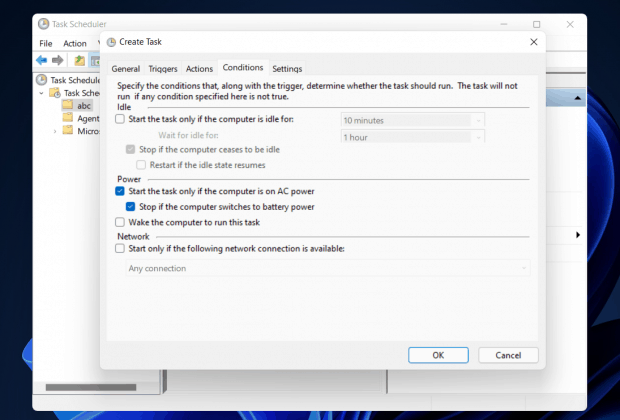 Como criar tarefas usando o Windows 11 Tarefs Scheduler