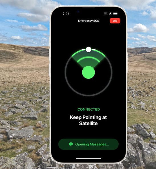 Como usar o SOS de emergência via satélite no iPhone 14