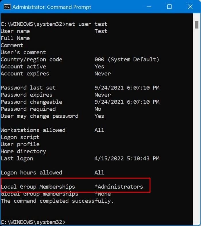 4 maneiras de verificar se você tem direitos de administrador no Windows 11