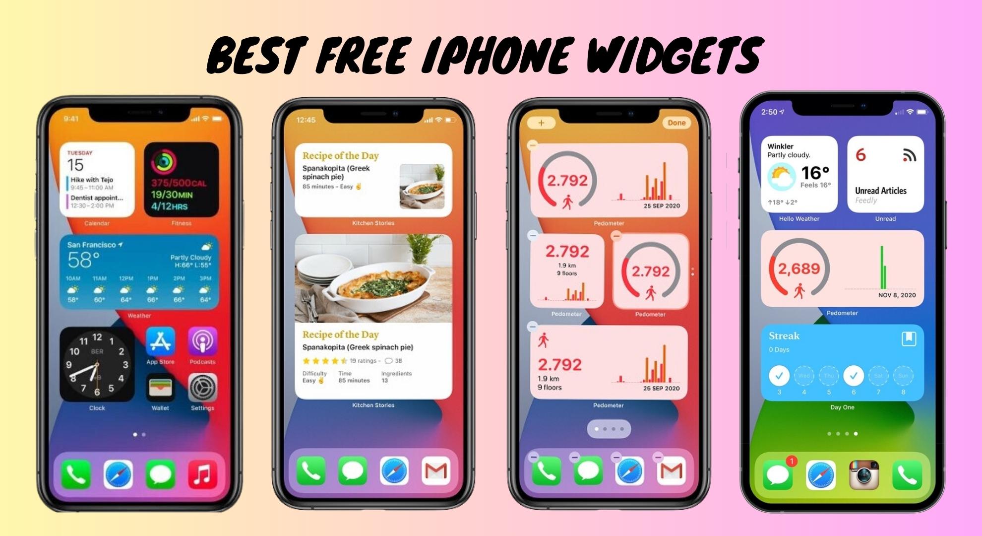 Mais de 25 melhores widgets gratuitos para iPhone em 2023: a lista final! - Tiempo de Frikis