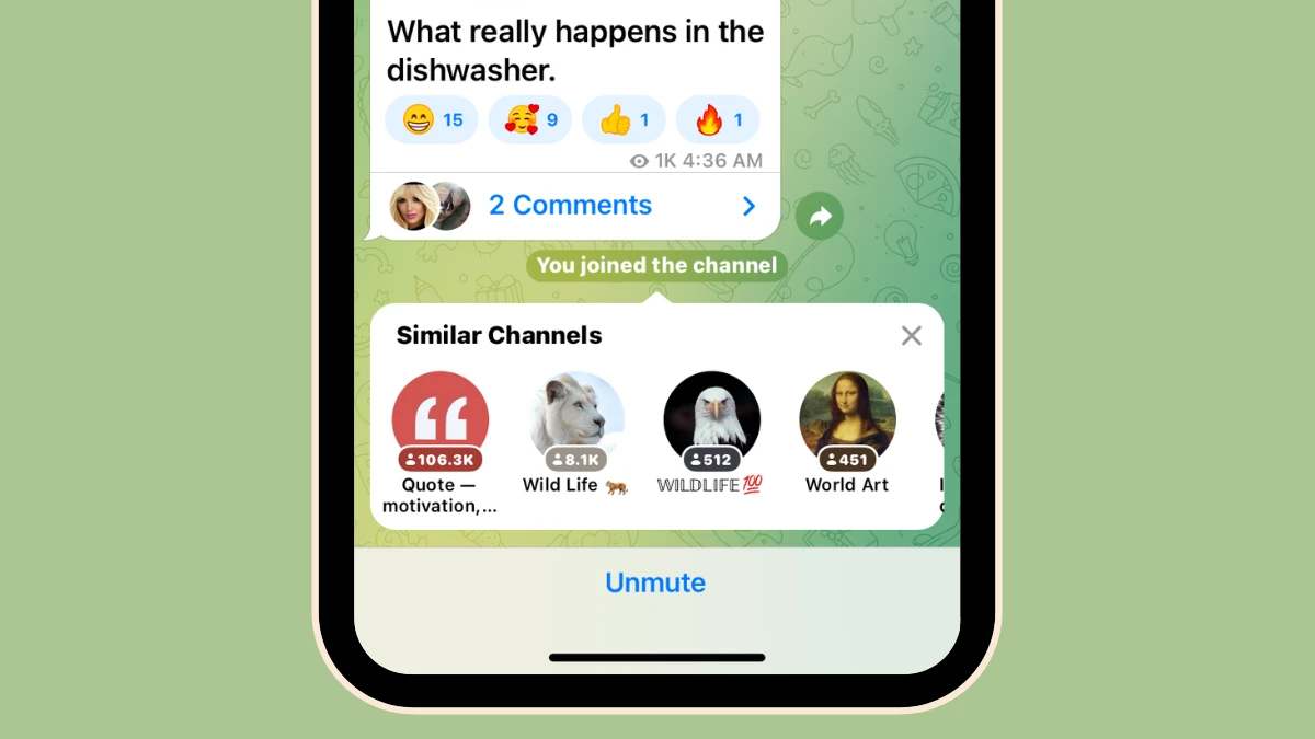 2 maneiras de encontrar canais semelhantes no Telegram