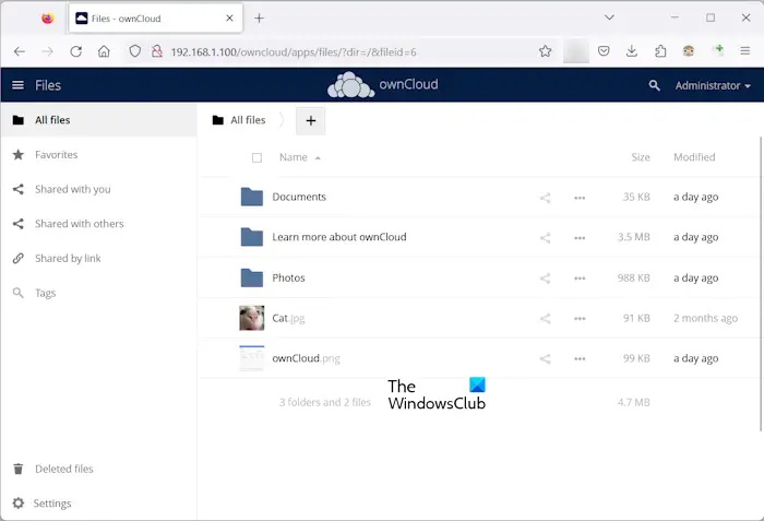 Como instalar e usar o OwnCloud no Windows PC