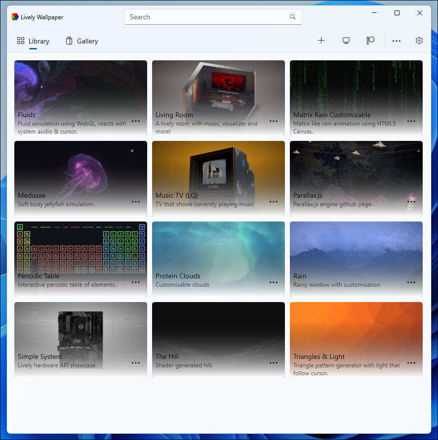 Como definir GIF como papel de parede no Windows 11