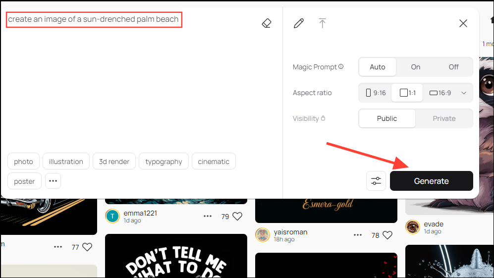 Como usar o Ideograma AI