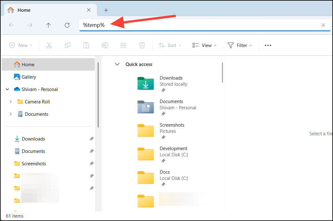 Onde está a pasta Temper no Windows 11 e como acessá -la - Tiempo de Frikis