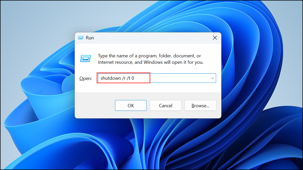 Como reiniciar o laptop com teclado no Windows 11