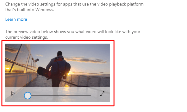 Como alterar as configurações de reprodução de vídeo no Windows 10