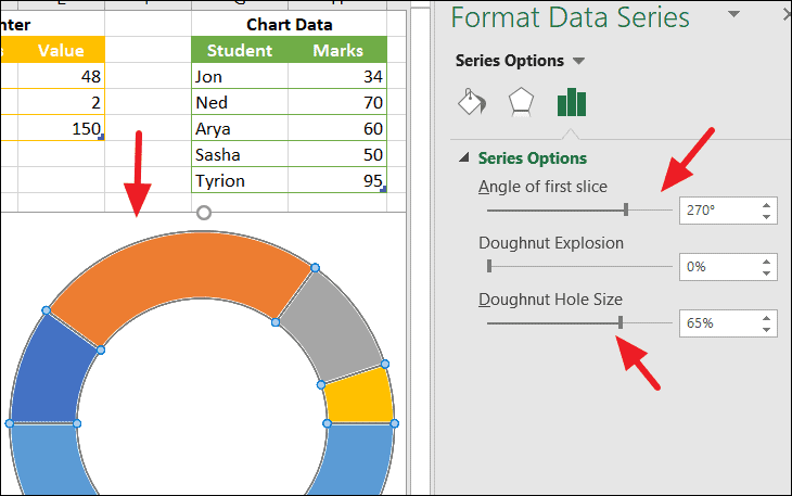 Como criar gráfico de medidores no Excel