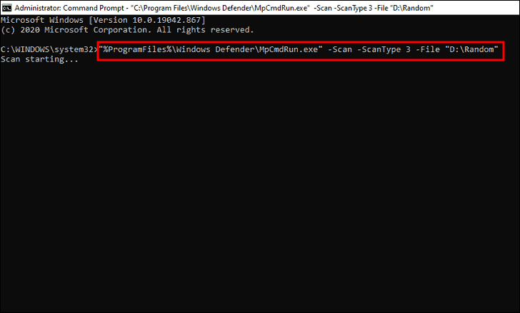 Como usar o antivírus Microsoft Defender na linha de comando no Windows 10
