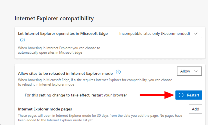 Como ativar e usar a compatibilidade do modo IE no Edge Browser
