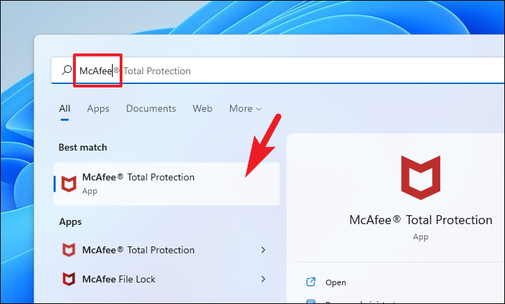 Como desativar ou remover o McAfee no Windows 11