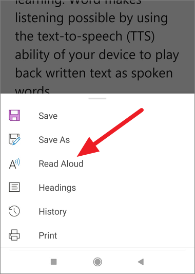 Como usar o recurso de leitura do Microsoft Word