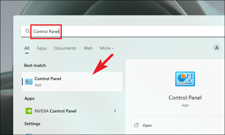 Como abrir o painel de controle no Windows 11