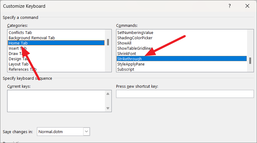 Como usar atalhos de tachado no Microsoft Word