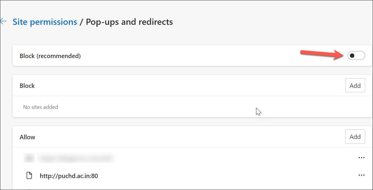 Como permitir pop-ups no Windows 11