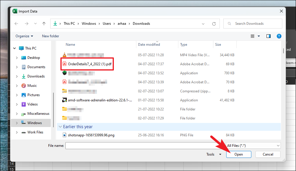 Como importar dados de PDF para Microsoft Excel