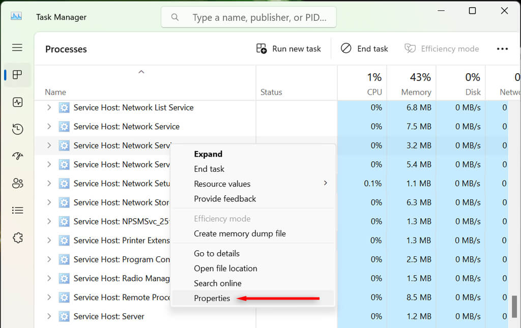 O que é “Host de serviço: serviço de rede” no Windows - Tiempo de Frikis