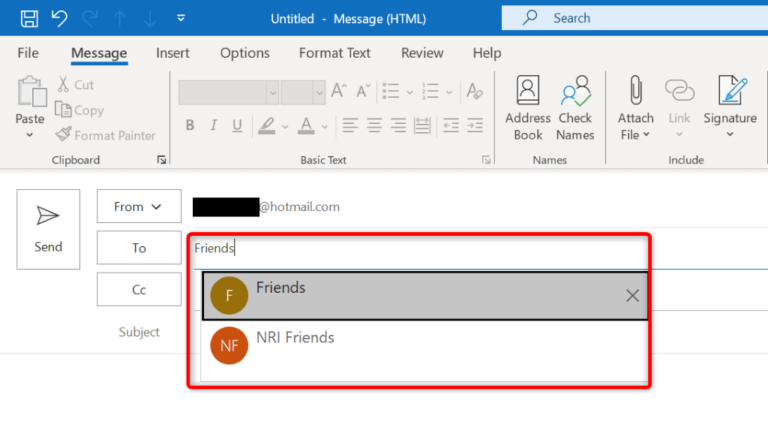 Como criar um grupo de e-mail no Outlook - Tiempo de Frikis