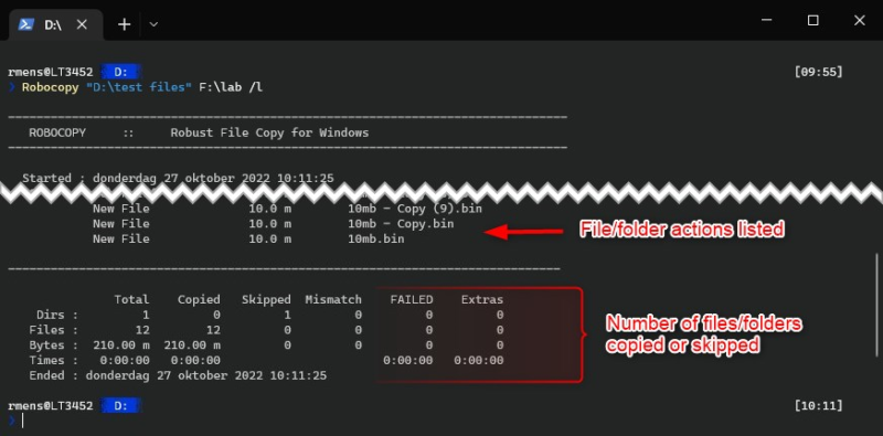 Robocopy - Guia Ultimate com exemplos - Tiempo de Frikis