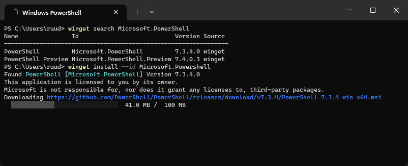 Como atualizar o PowerShell rapidamente - Tiempo de Frikis