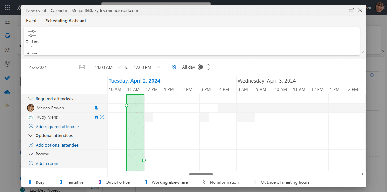 Definir horários e locais de trabalho no Outlook - Tiempo de Frikis