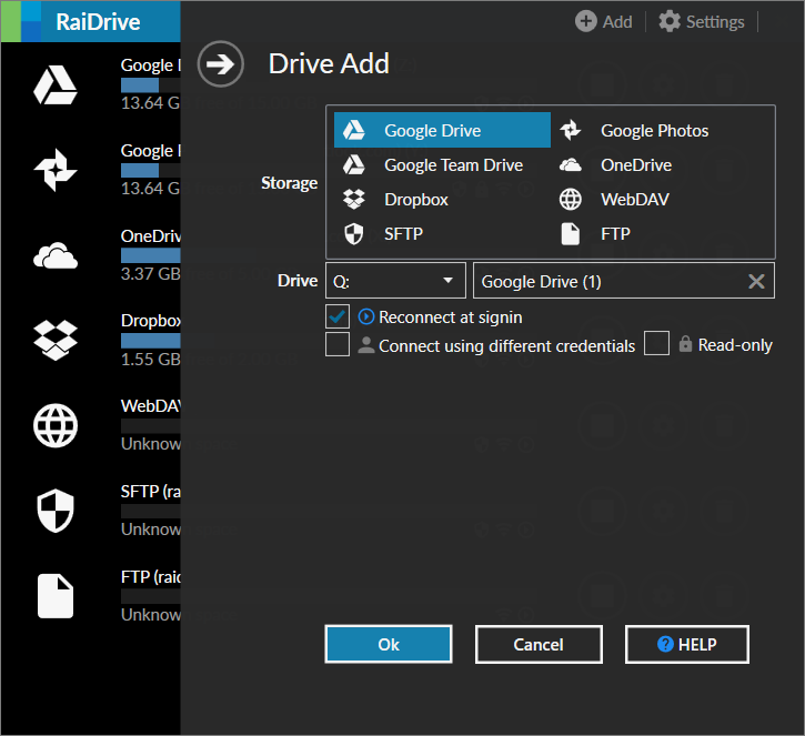 RaiDrive: como mapear suas contas de armazenamento em nuvem no Windows ...