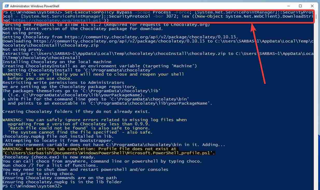 Como instalar o chocolate no Windows 11 usando o PowerShell - Tiempo de ...